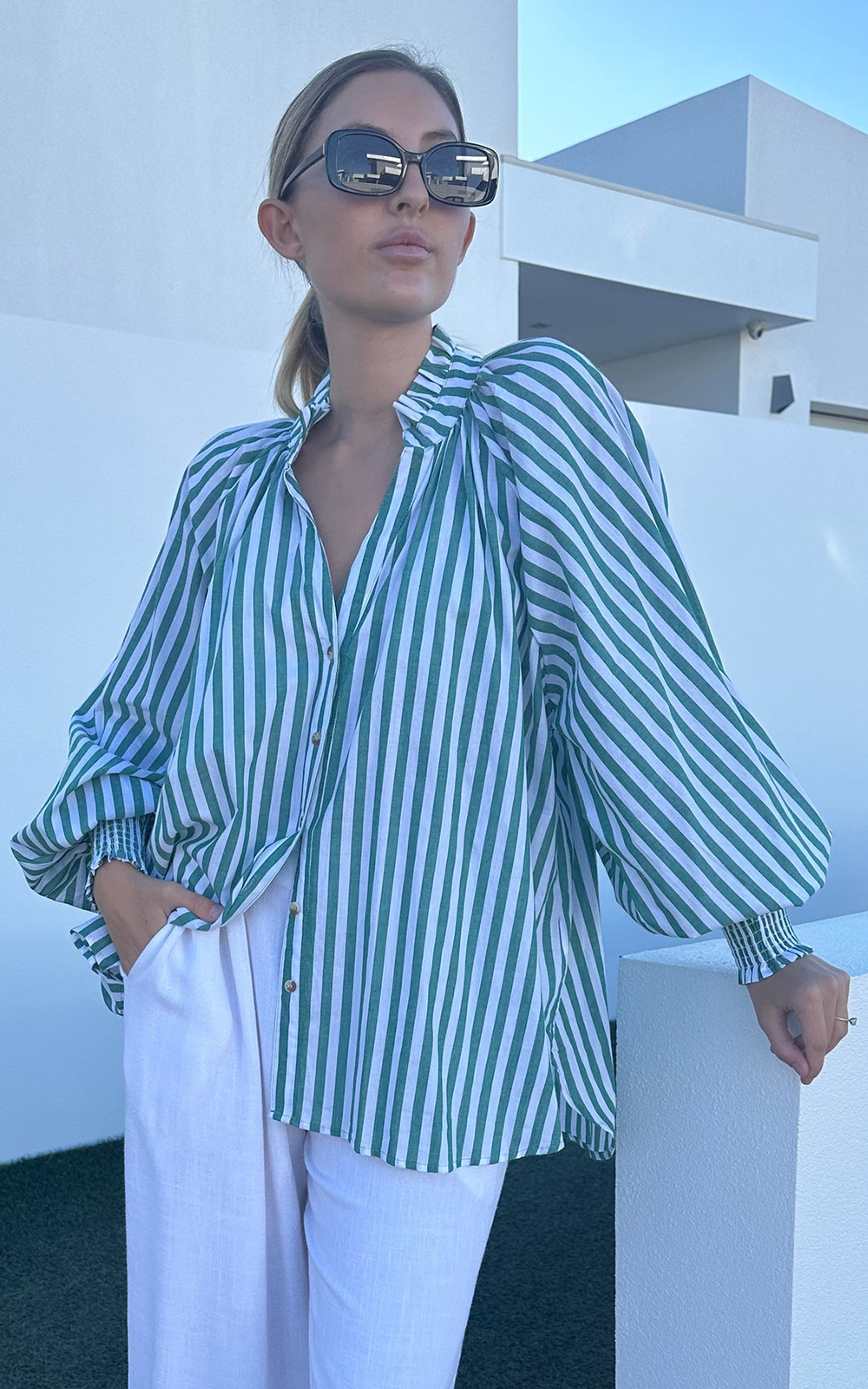 Striped Shirt – Zebrano | Designer Clothing NZ