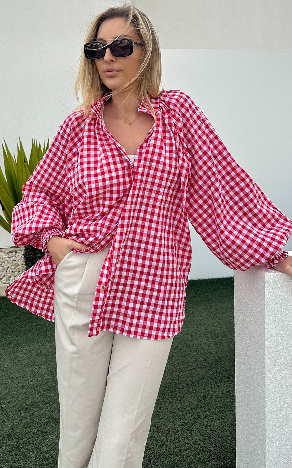 Check Me Out Relaxed Top – Zebrano | Designer Clothing NZ