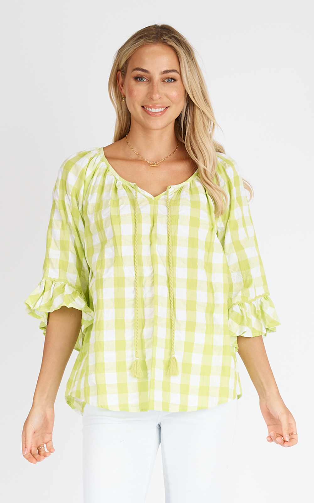 Lindsey Top – Zebrano | Designer Clothing NZ