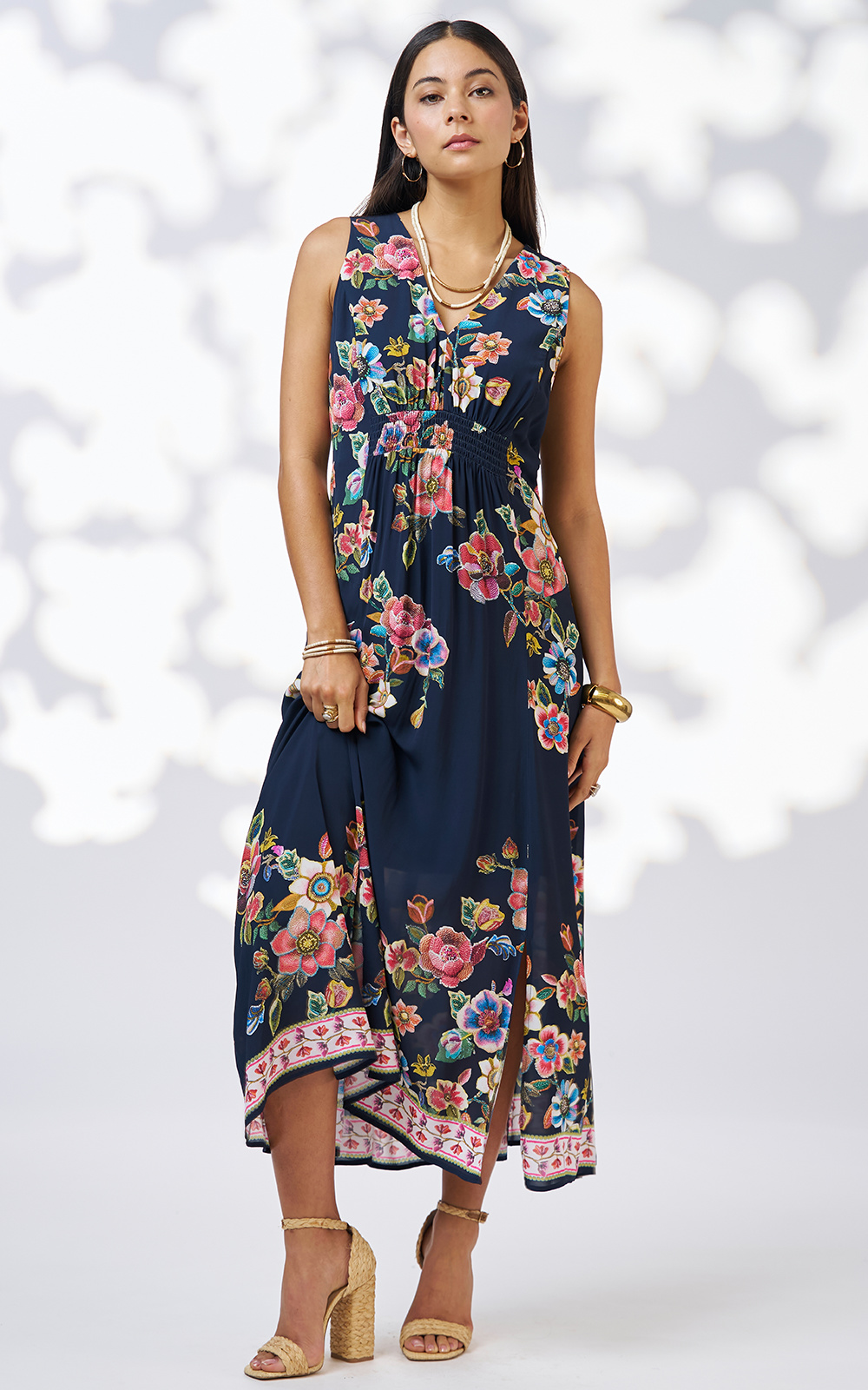 Mystic Rose Midi Dress – Zebrano | Designer Clothing NZ