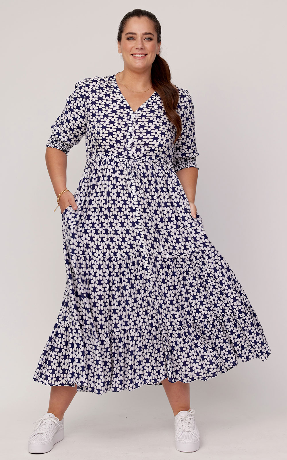 Tomoko Dress – Zebrano | Designer Clothing NZ