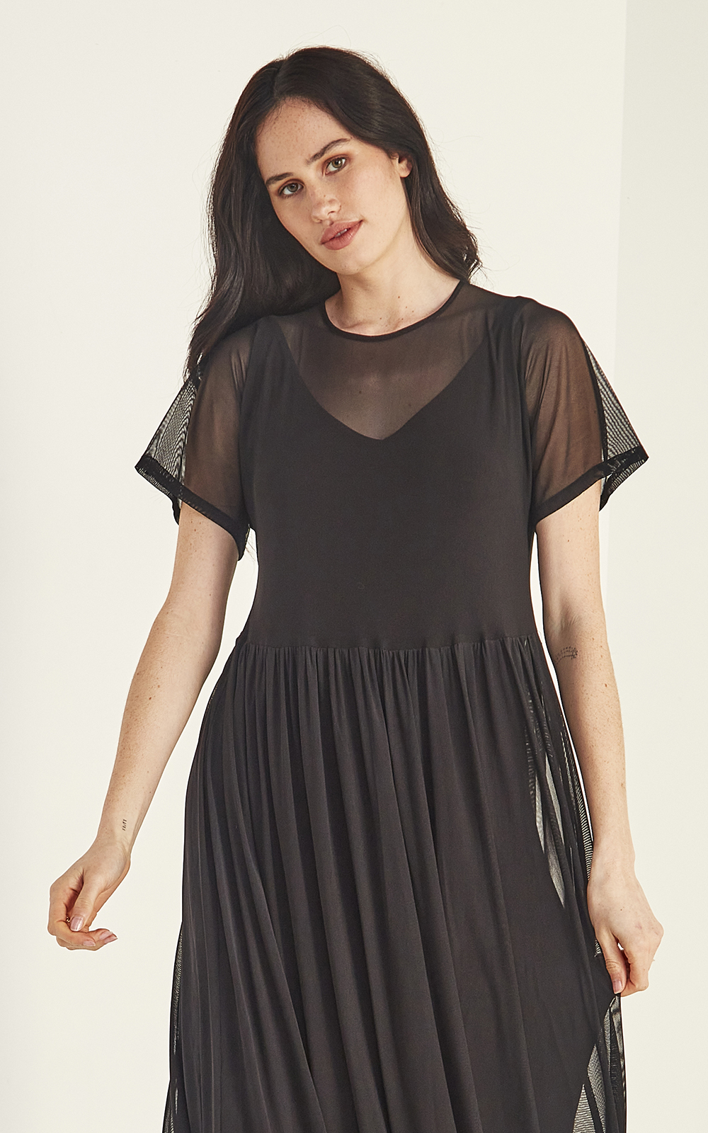 Sarah Dress And Slip – Zebrano | Designer Clothing NZ