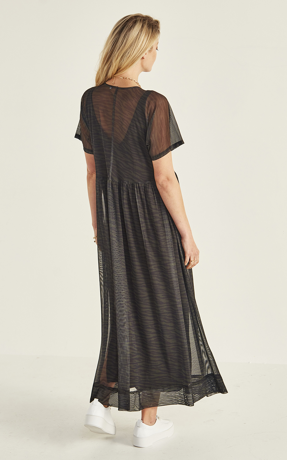 Sarah Dress And Slip – Zebrano | Designer Clothing NZ