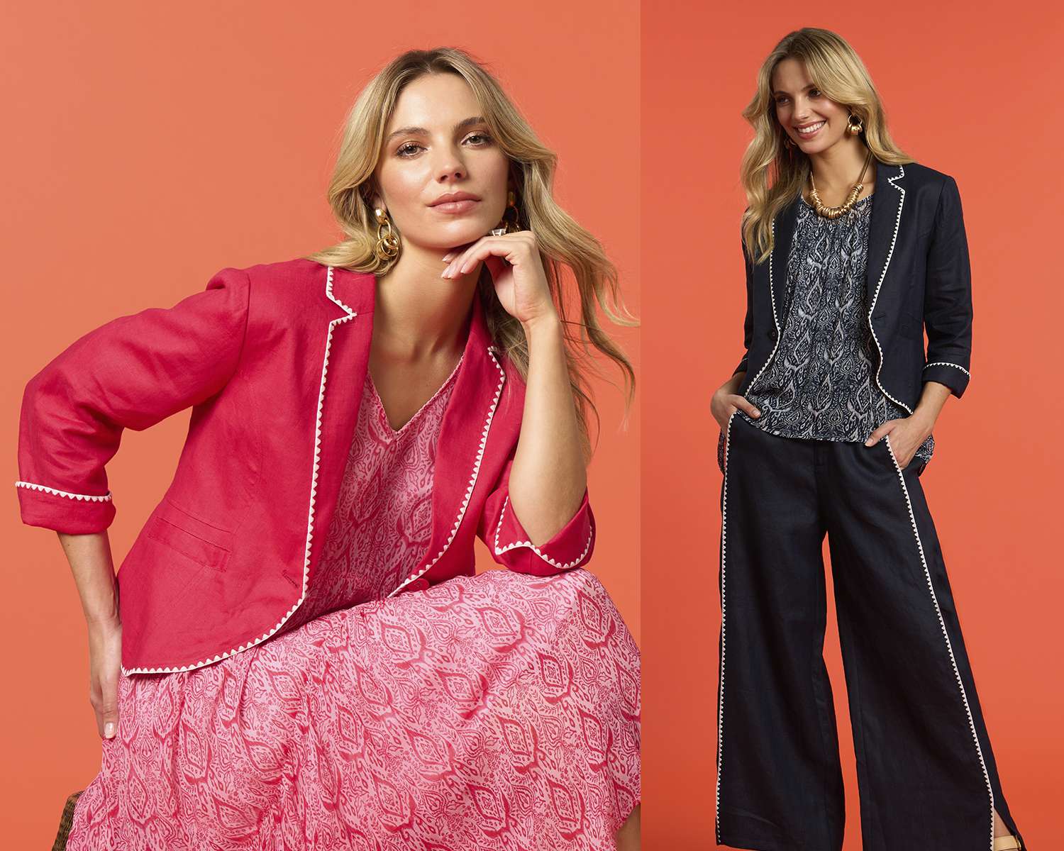 Linen – Zebrano | Designer Clothing NZ