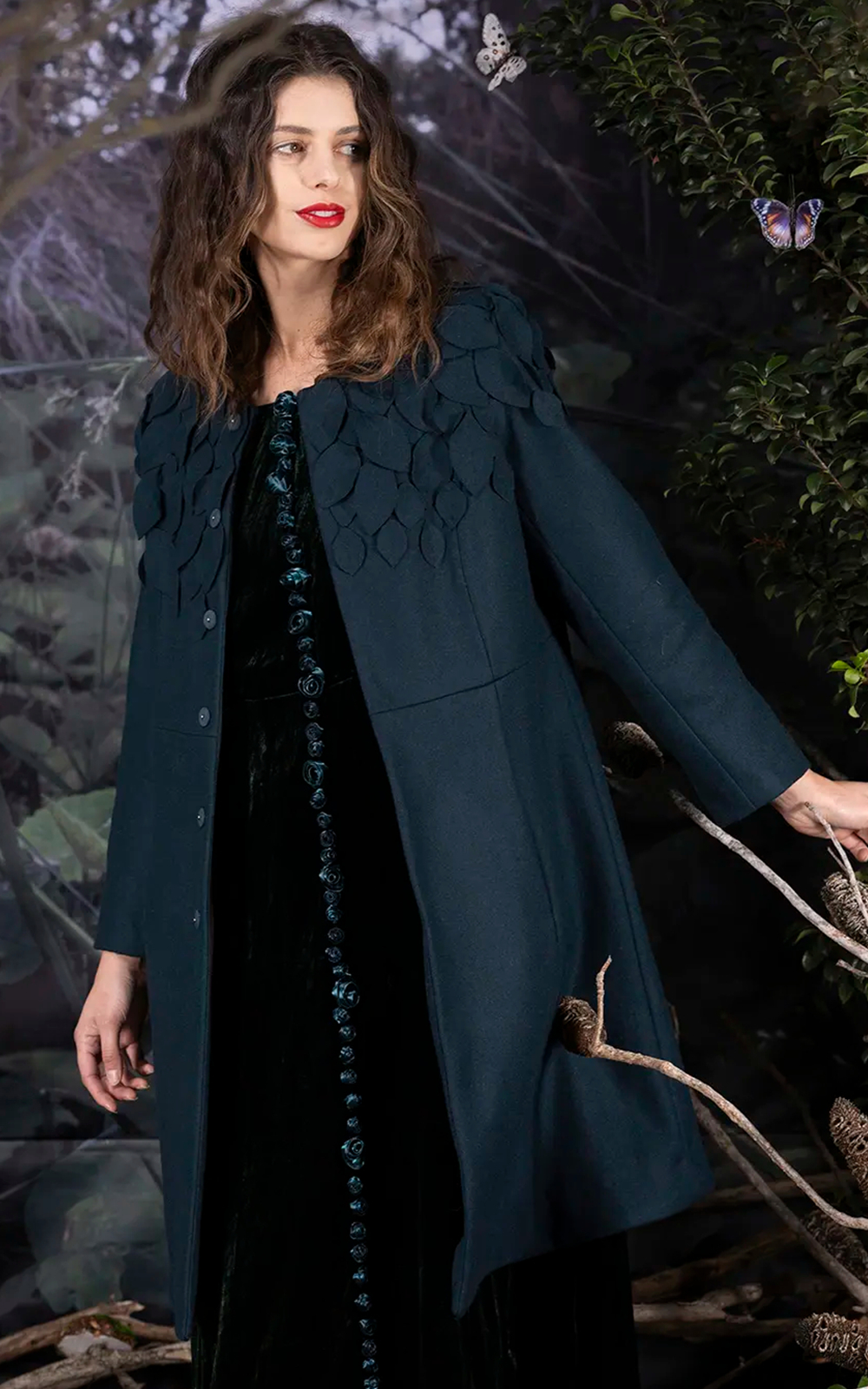 Paddington Noble Coat – Zebrano | Designer Clothing NZ