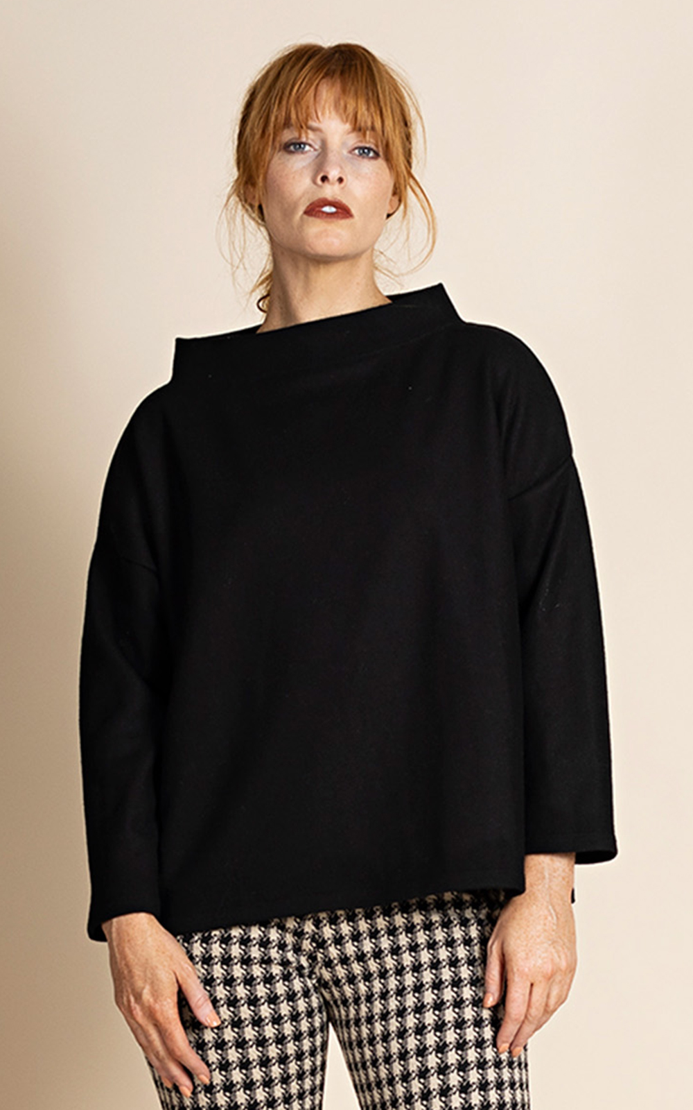 Felt Box Jumper – Zebrano | Designer Clothing NZ