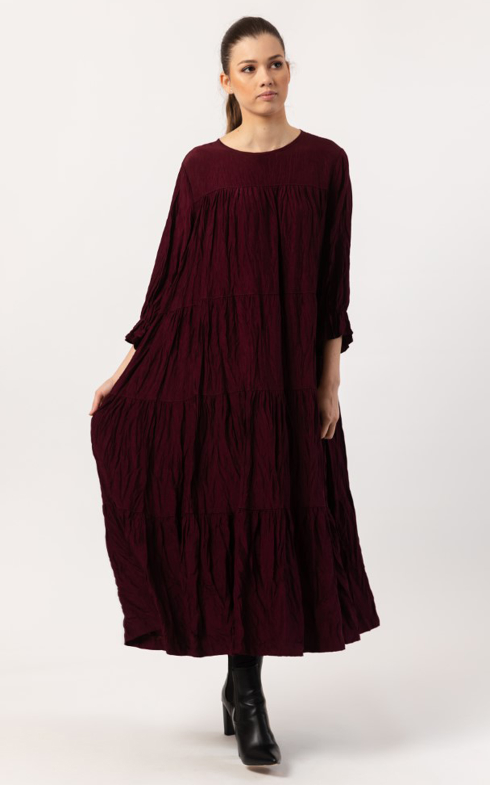 Cascade Dress – Zebrano | Designer Clothing NZ