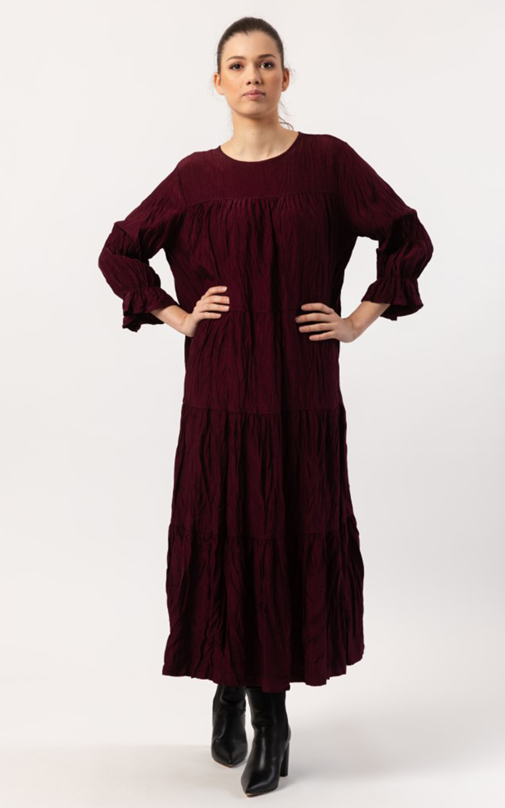 Cascade Dress – Zebrano | Designer Clothing NZ