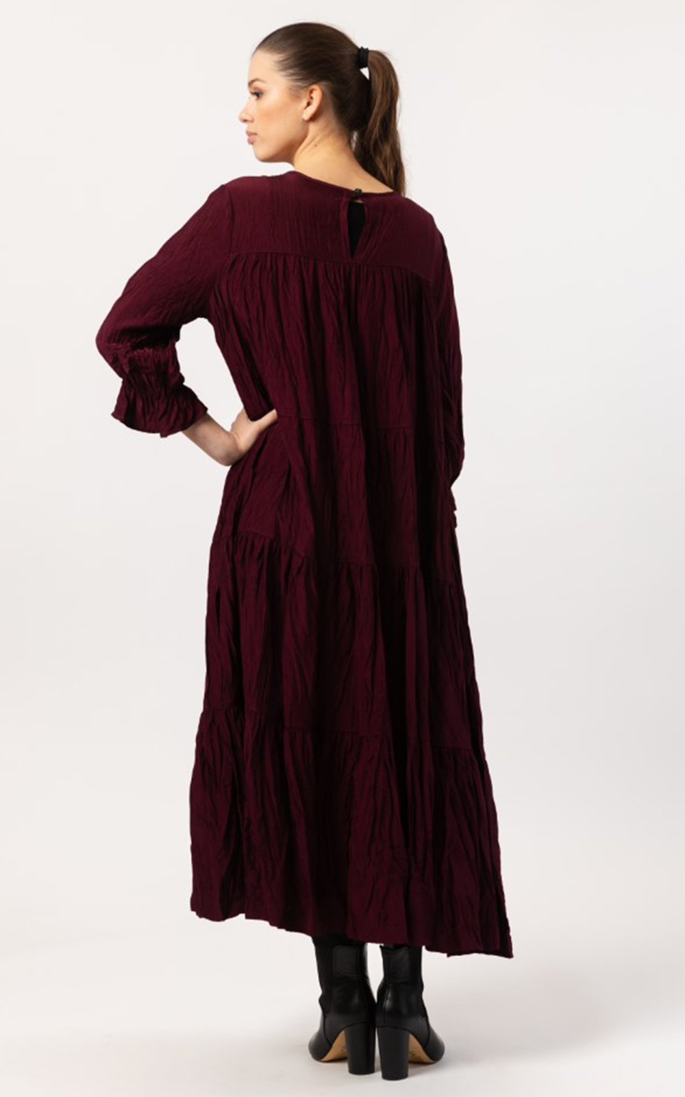 Cascade Dress – Zebrano | Designer Clothing NZ