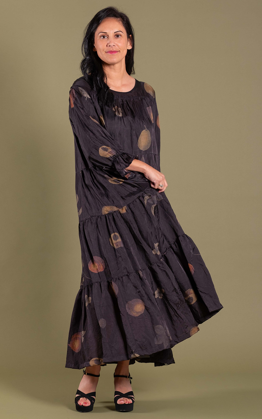 Cascade Dress – Zebrano | Designer Clothing NZ