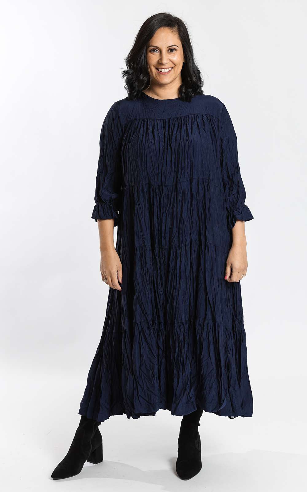 Cascade Dress – Zebrano | Designer Clothing NZ