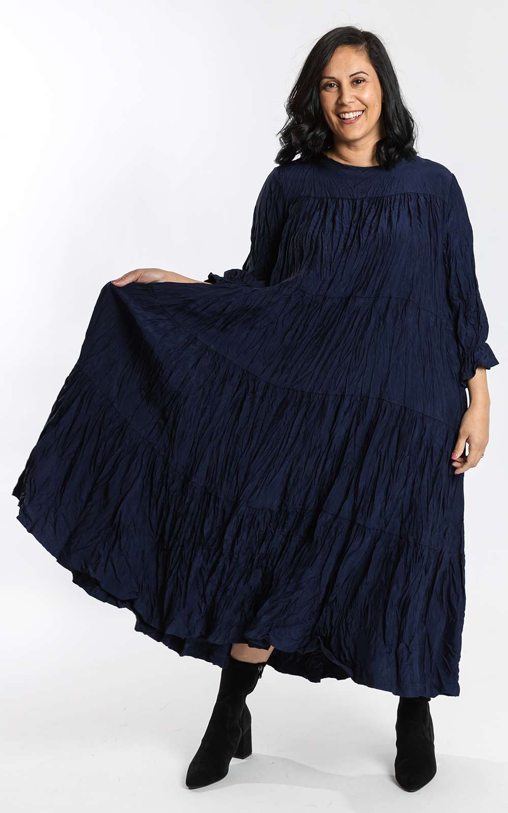 Cascade Dress – Zebrano | Designer Clothing NZ