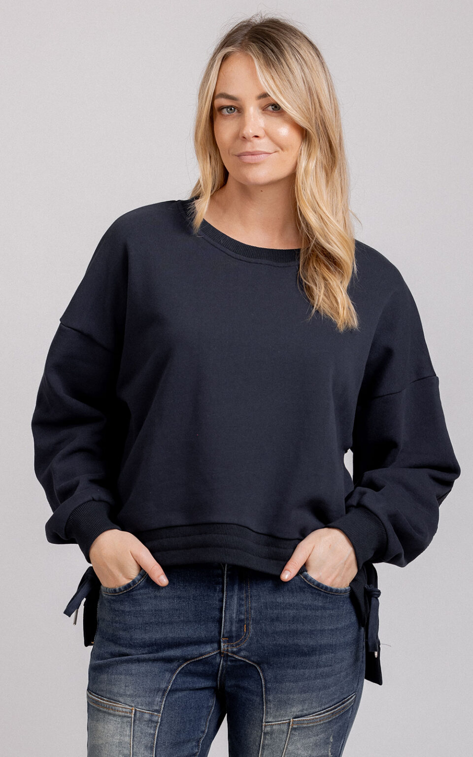 Kylie Sweat – Zebrano | Designer Clothing NZ