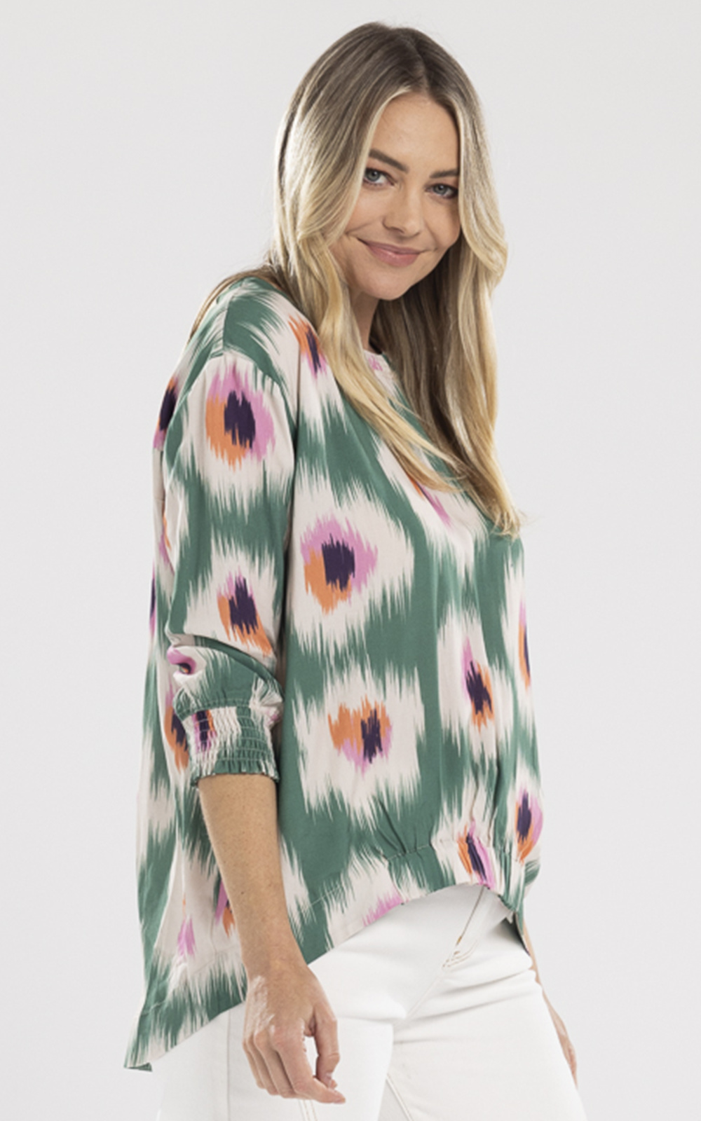 Neve Top – Zebrano | Designer Clothing NZ