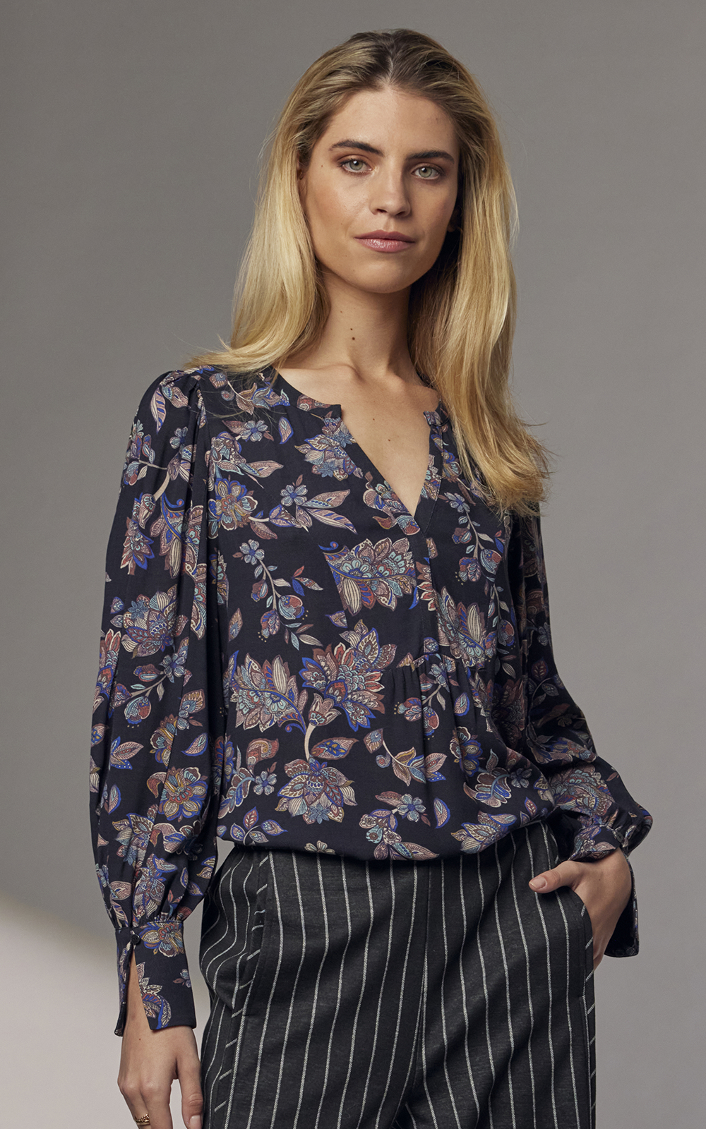 Bizzy Lizzy Blouse – Zebrano | Designer Clothing NZ