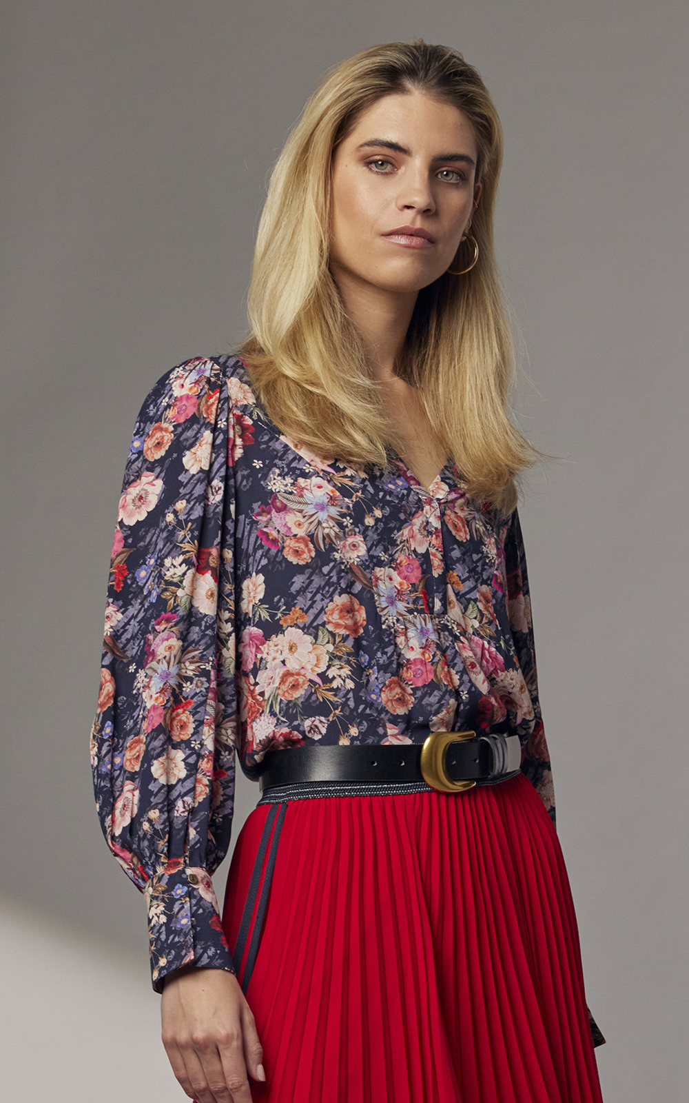 Florient Blouse – Zebrano | Designer Clothing NZ