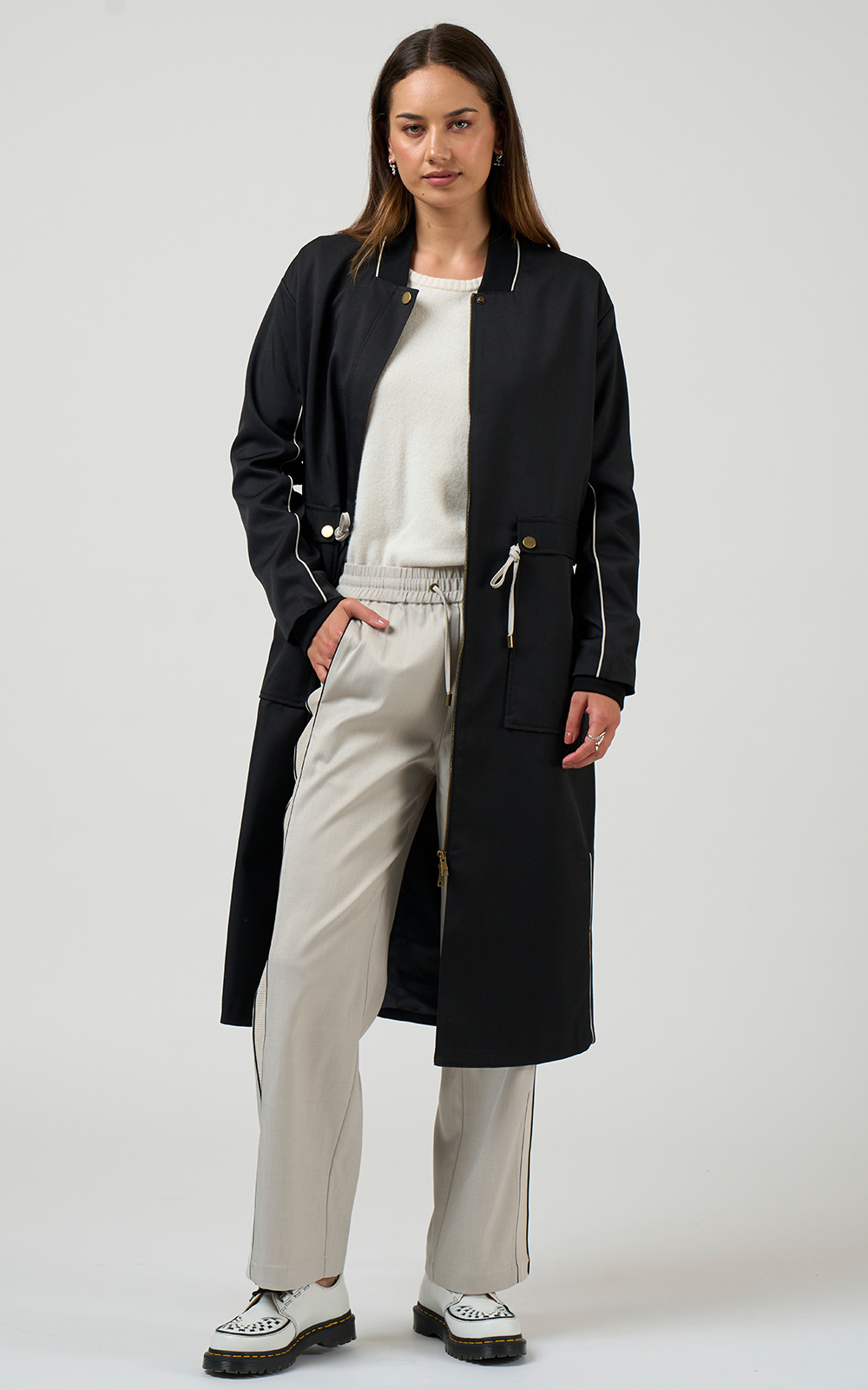 Tactical Coat – Zebrano | Designer Clothing NZ