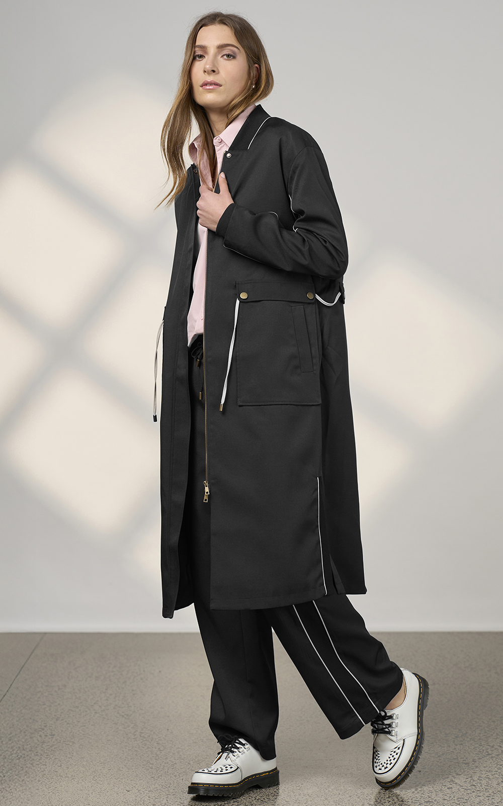 Tactical Coat – Zebrano | Designer Clothing NZ