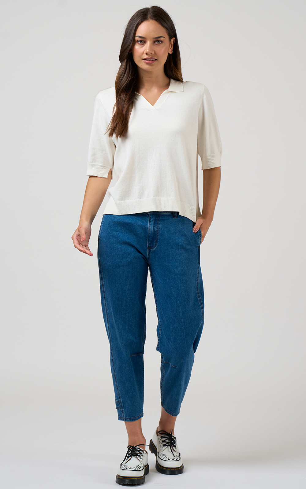 Barrel Leg Jeans – Zebrano | Designer Clothing NZ