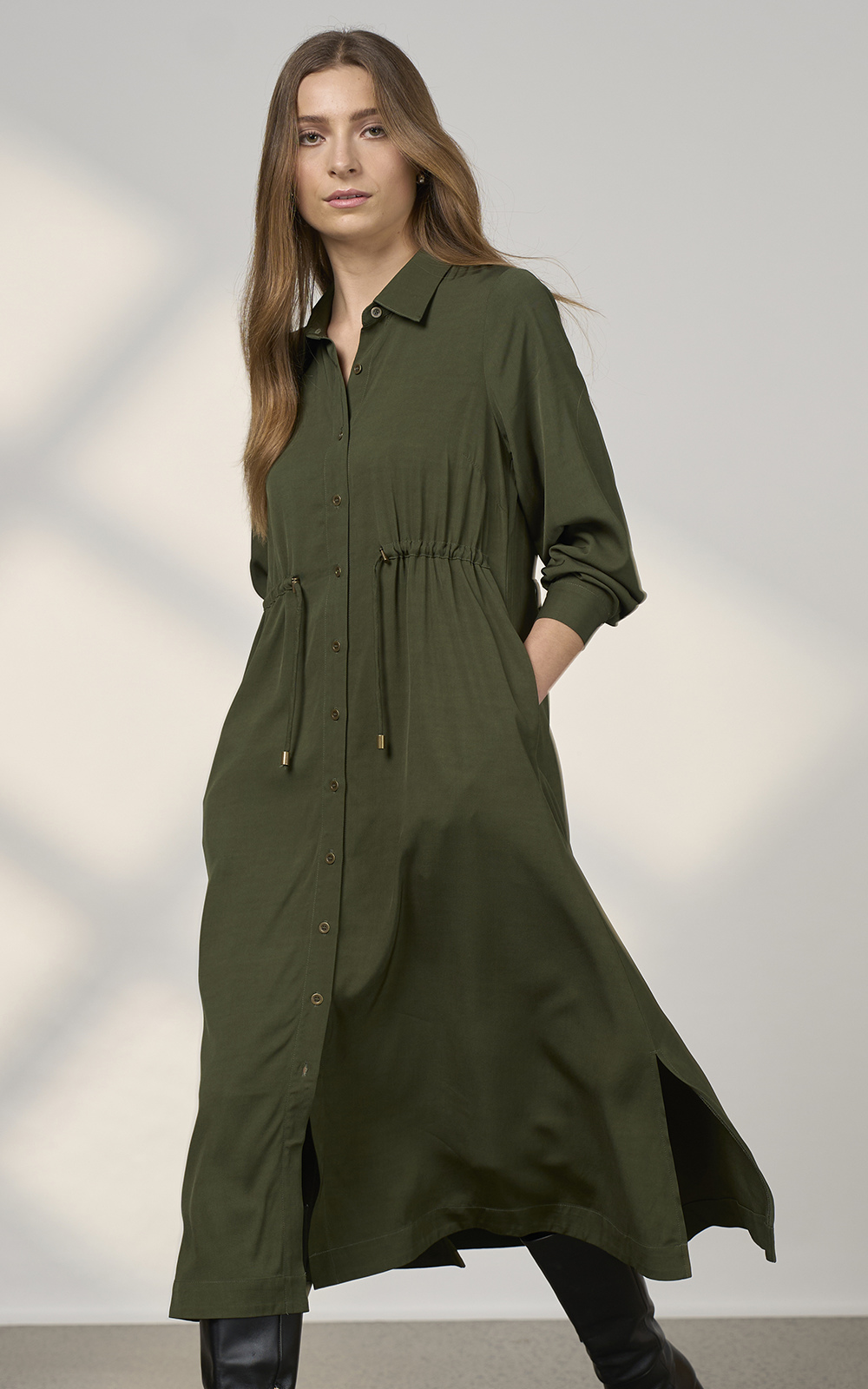 Sequence Shirt Dress – Zebrano | Designer Clothing NZ