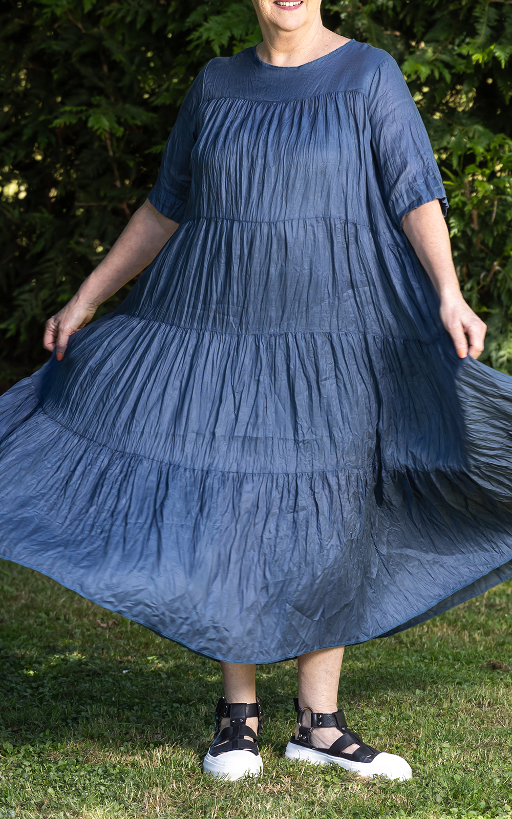 Cascade Dress – Zebrano | Designer Clothing NZ