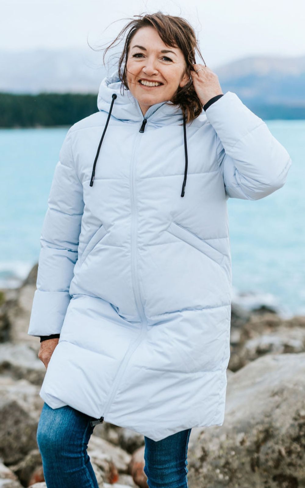 Queens Coat – Zebrano | Designer Clothing NZ