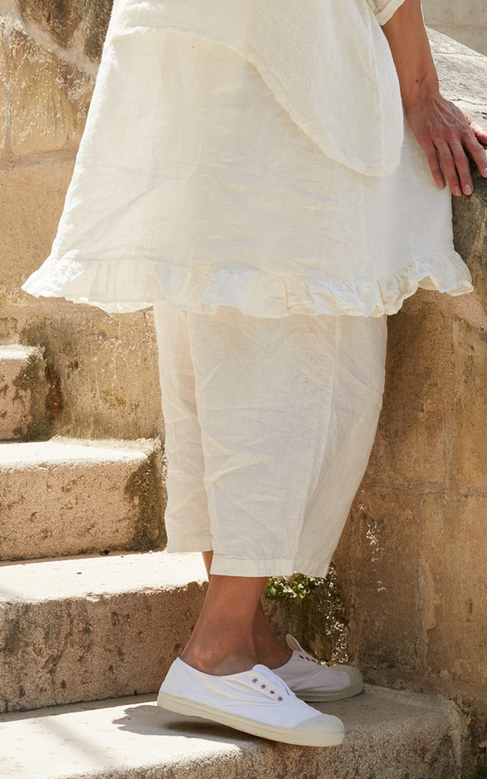 Remy Pant In Linen – Zebrano | Designer Clothing NZ