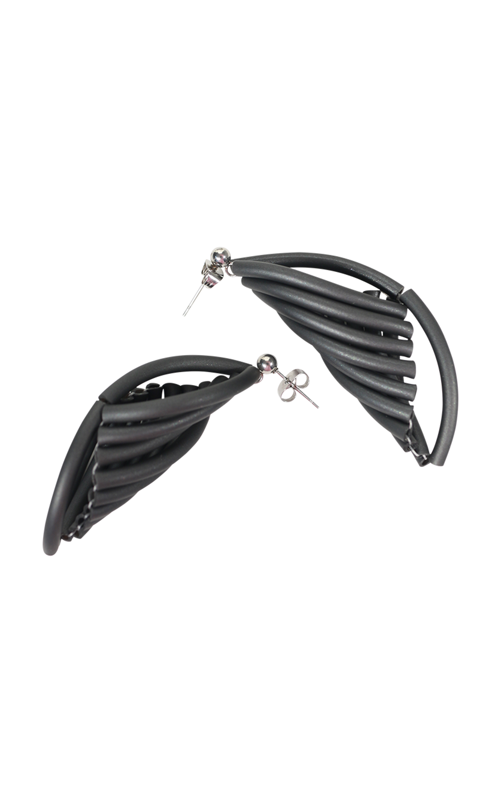 Rosalba Galati Vella Pvc Earring – Zebrano | Designer Clothing NZ