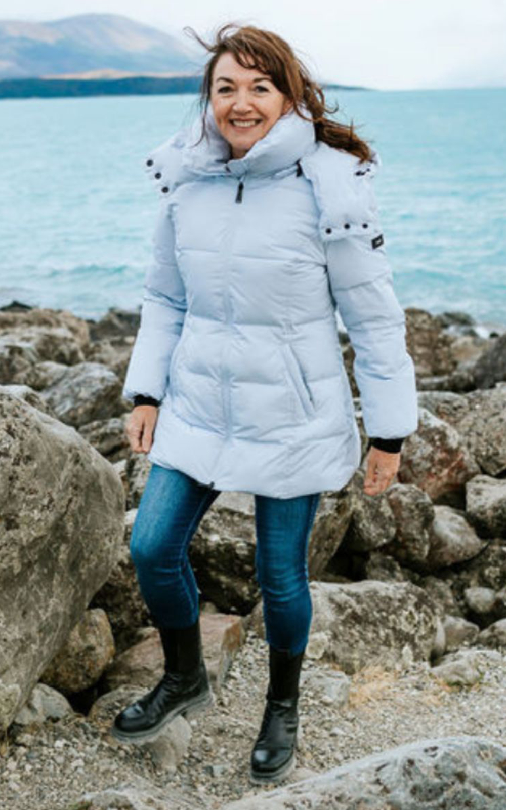 Riley Coat – Zebrano | Designer Clothing NZ