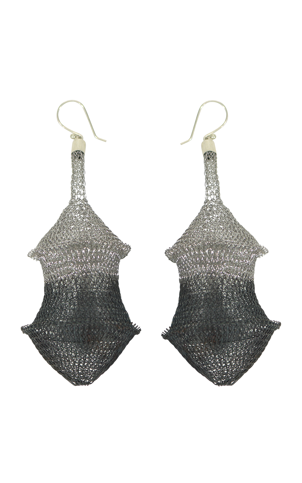 Mesh Chandelier 2 Tone Earring – Zebrano | Designer Clothing NZ