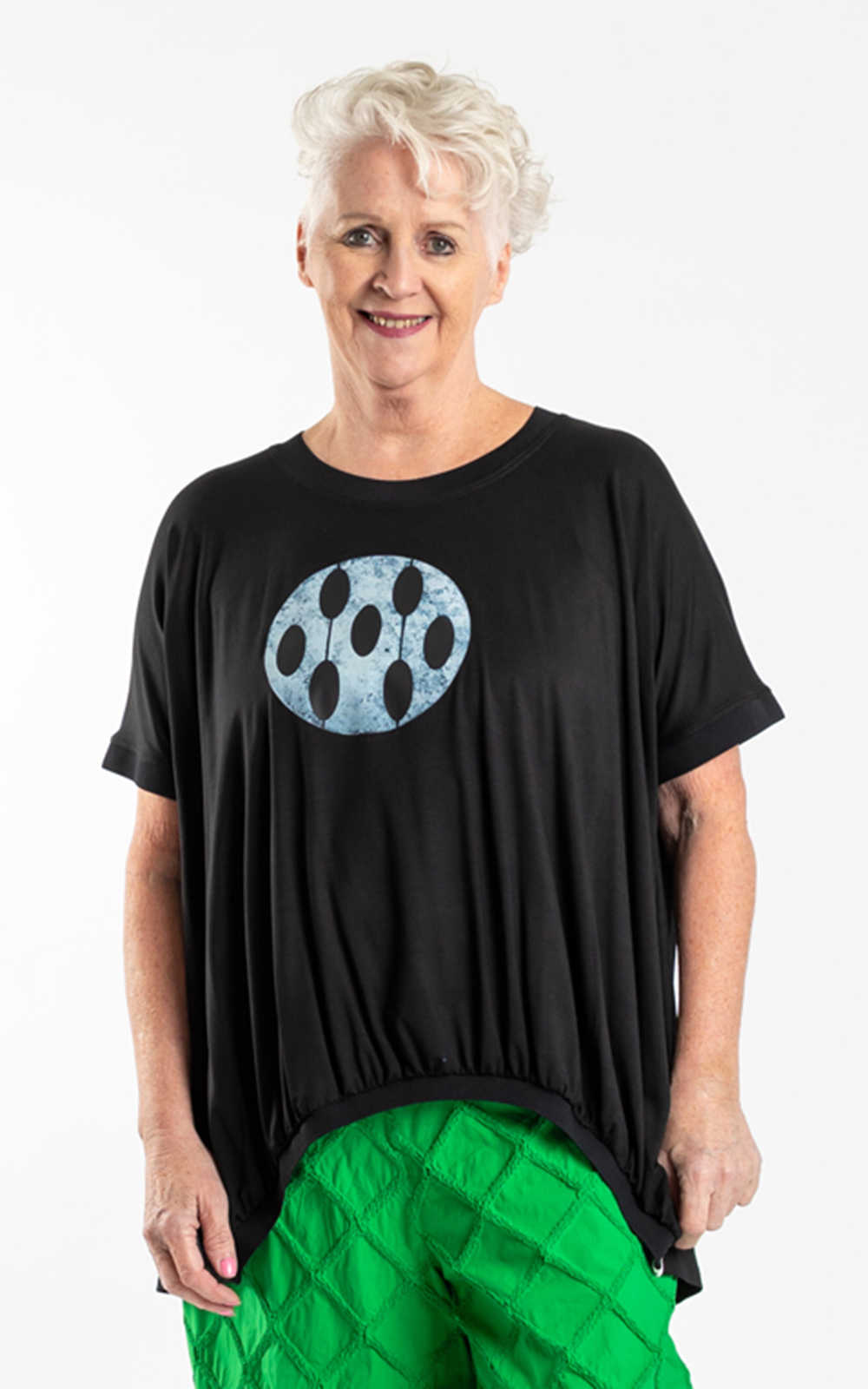 Elite Tee Black Design – Zebrano | Designer Clothing NZ