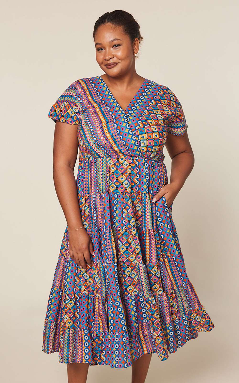 Shari Elivis Retro Dress – Zebrano | Designer Clothing NZ