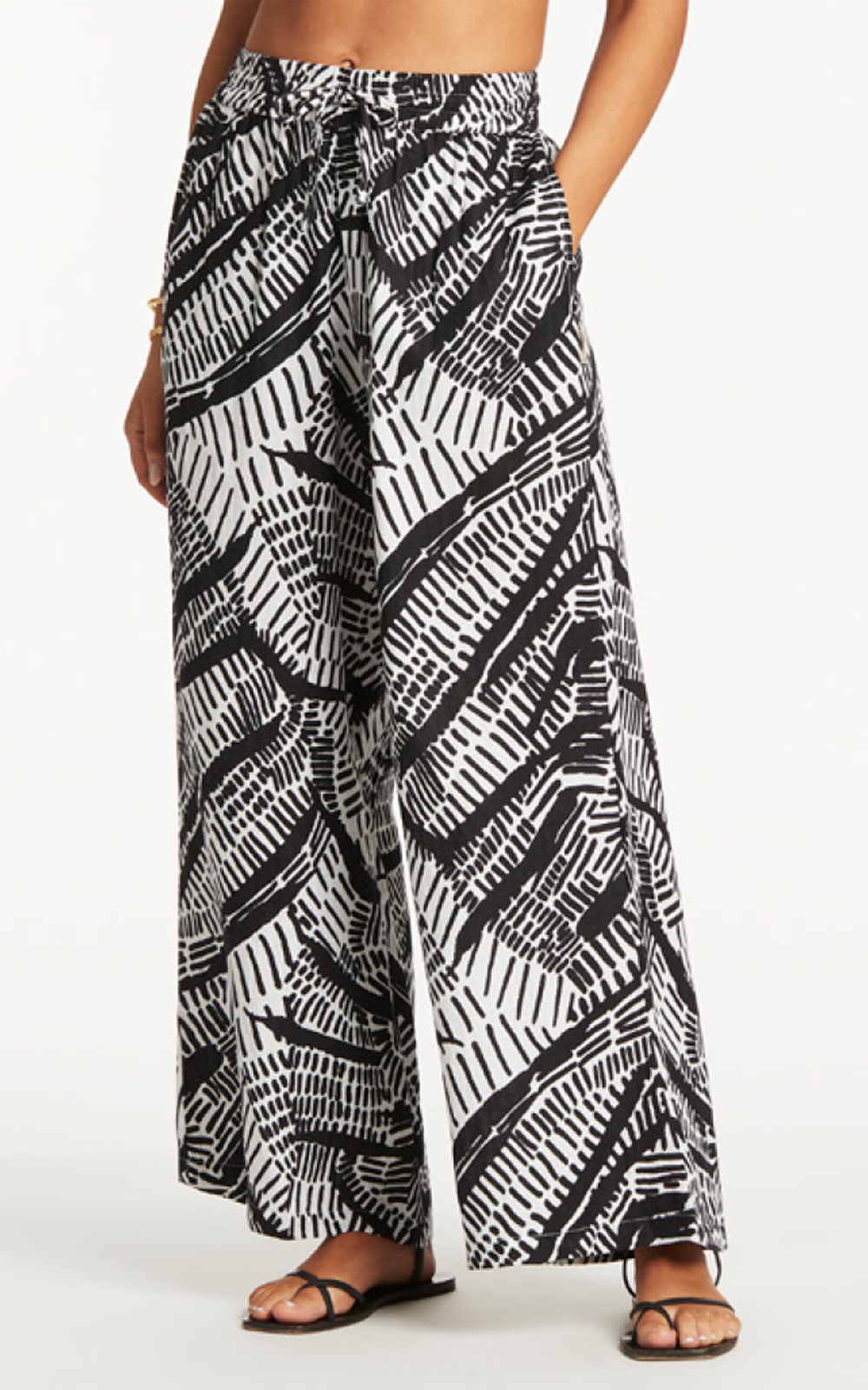 Pampas Beach Pant – Zebrano | Designer Clothing NZ