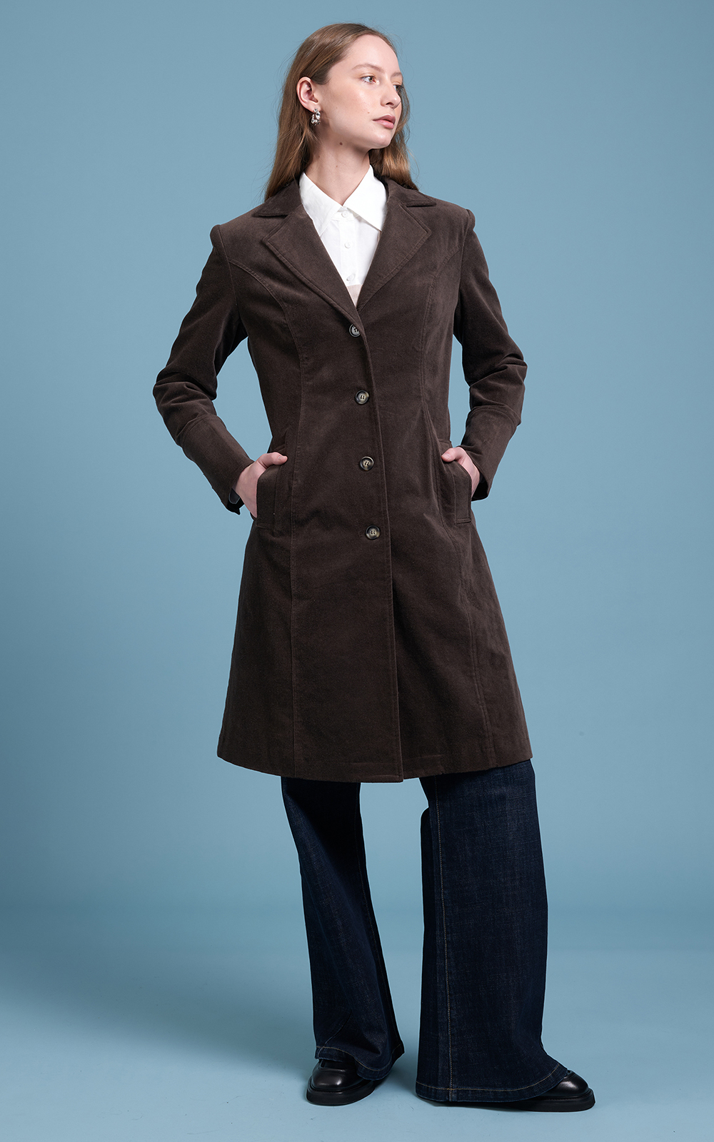 Strike A Cord Coat – Zebrano | Designer Clothing NZ