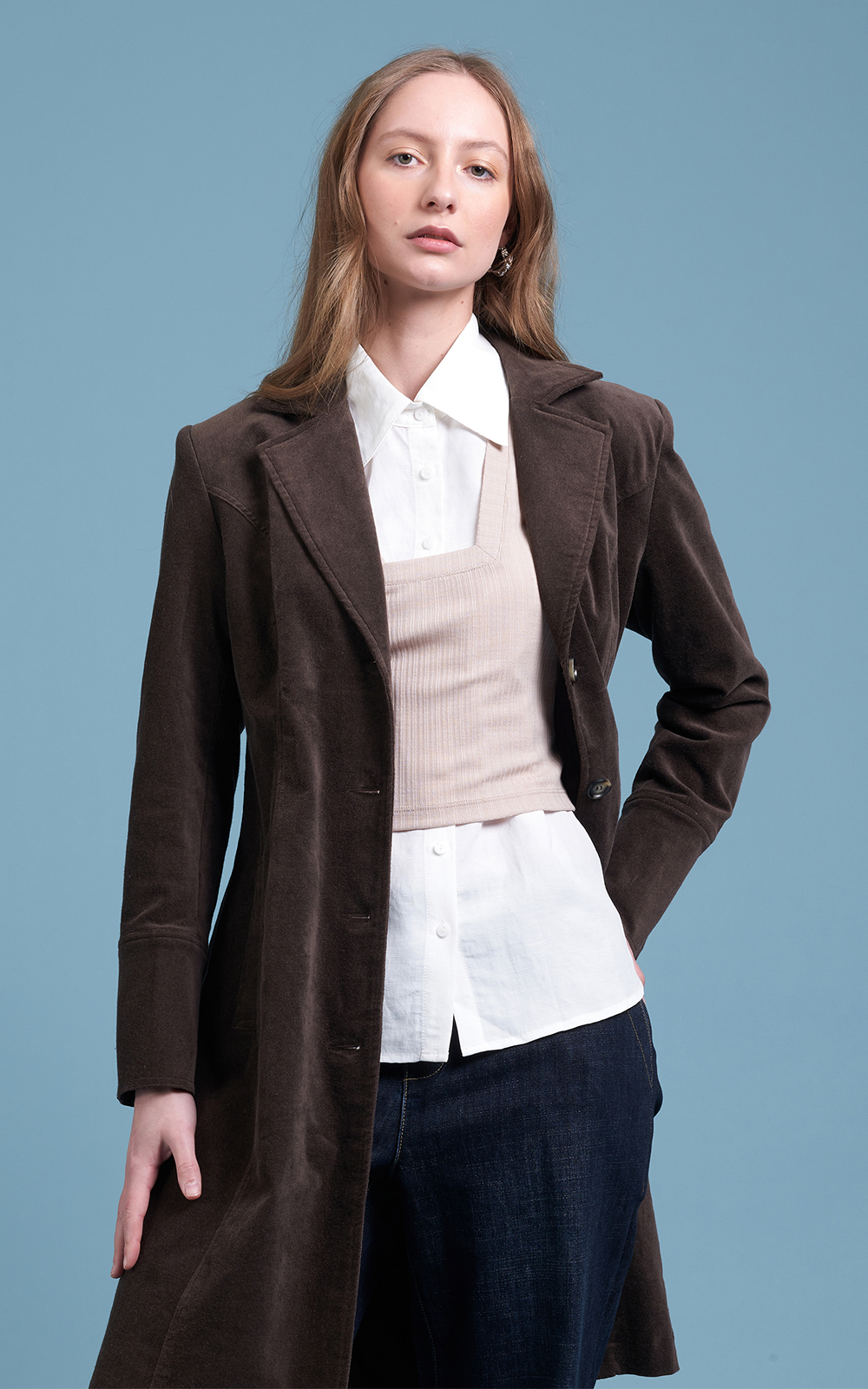 Strike A Cord Coat – Zebrano | Designer Clothing NZ