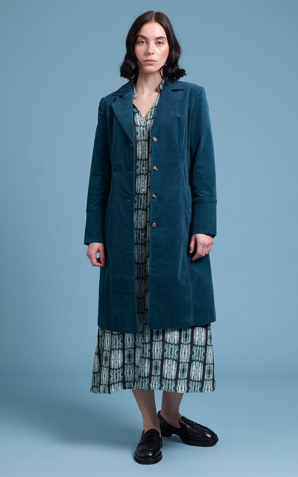 Strike A Cord Coat – Zebrano | Designer Clothing NZ