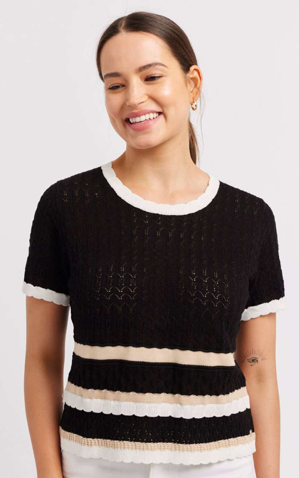 Bettina Top – Zebrano | Designer Clothing NZ