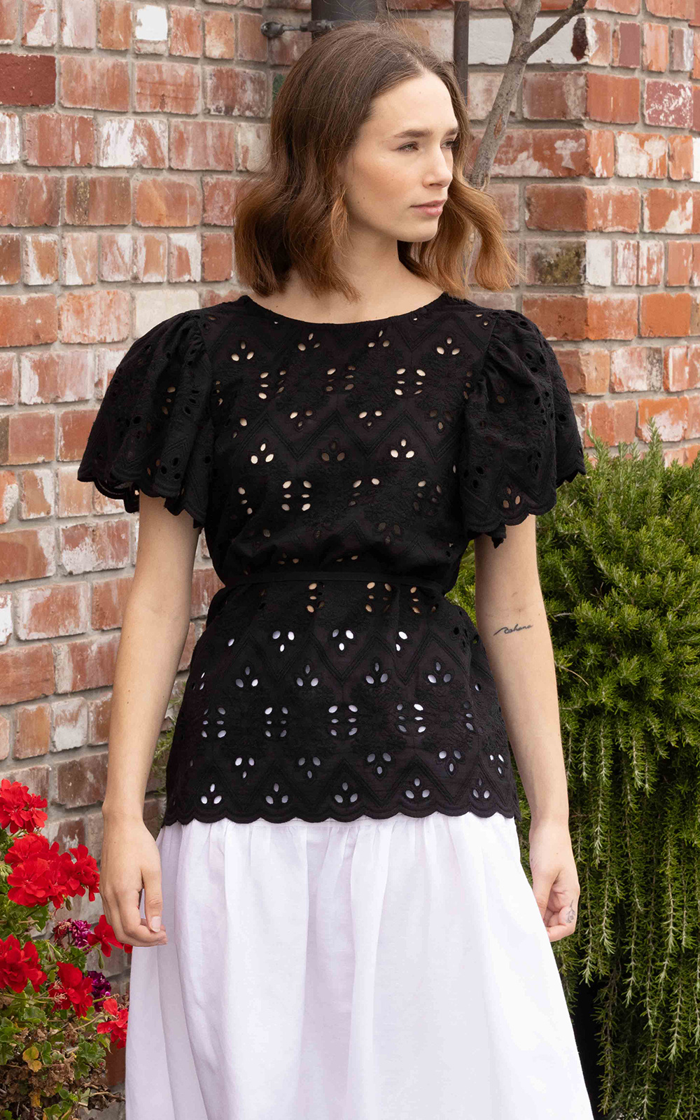Flora Top – Zebrano | Designer Clothing NZ