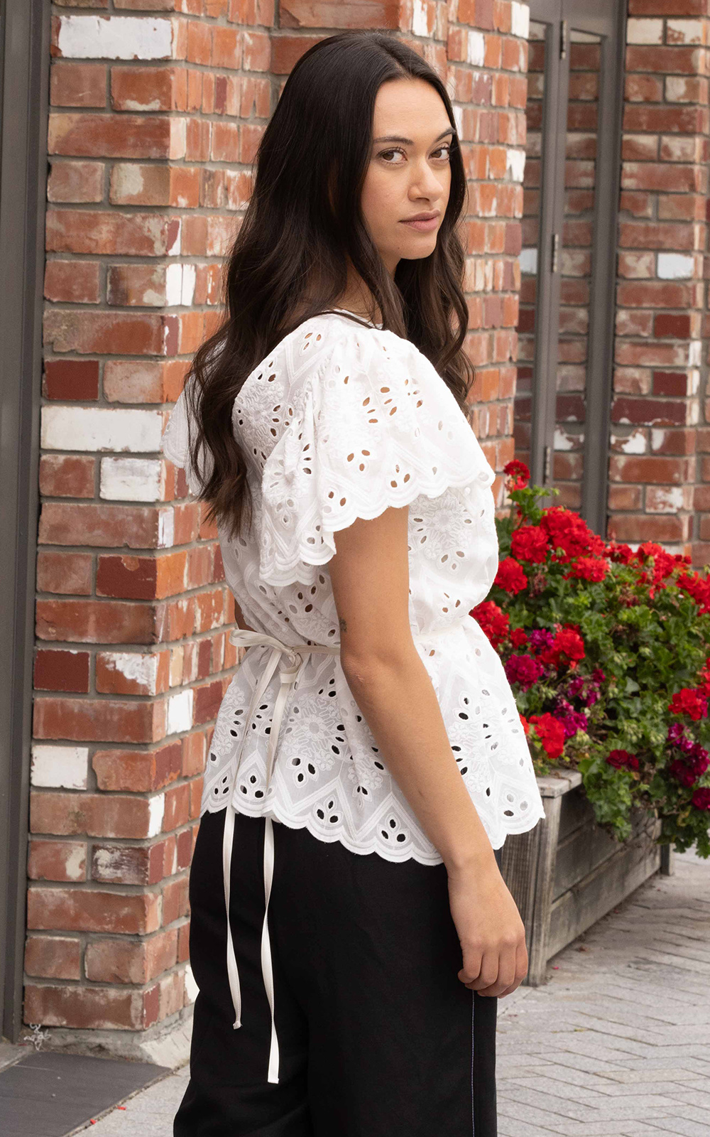 Flora Top – Zebrano | Designer Clothing NZ