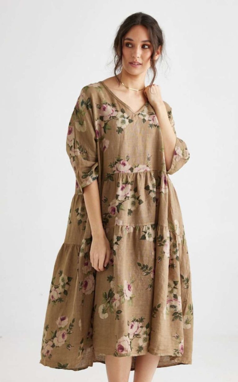 Stella Floral Dress – Zebrano | Designer Clothing NZ