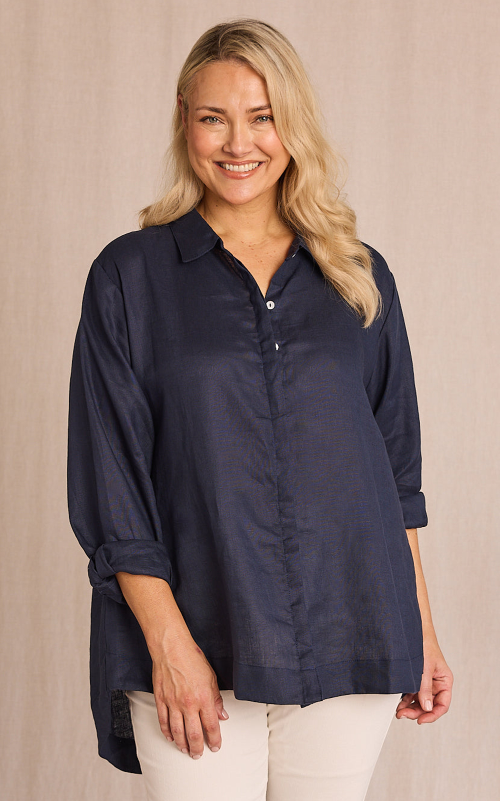 Oversized Boyfriend Shirt – Zebrano | Designer Clothing NZ