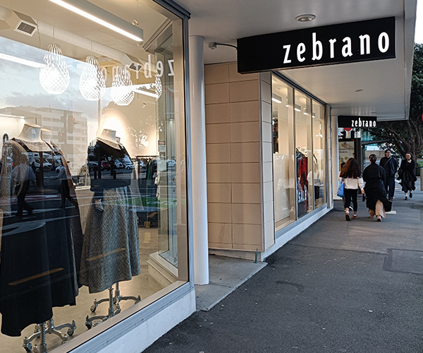 Wellington [Tory St] – Zebrano | Designer Clothing NZ