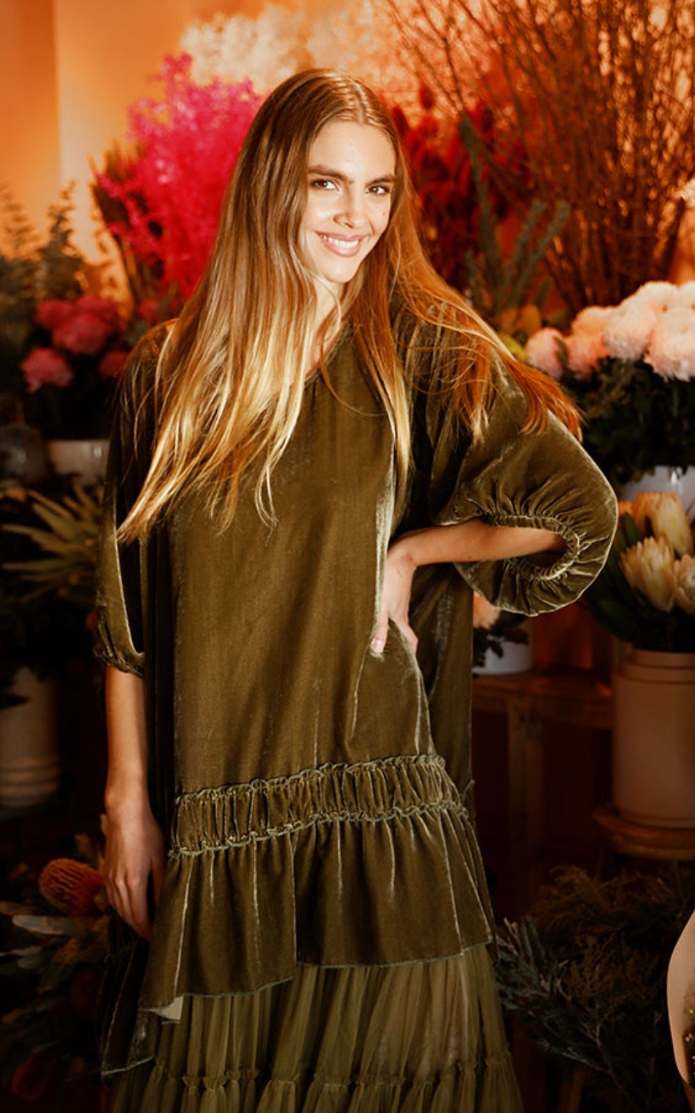 Violette Velvet Dress – Zebrano | Designer Clothing NZ