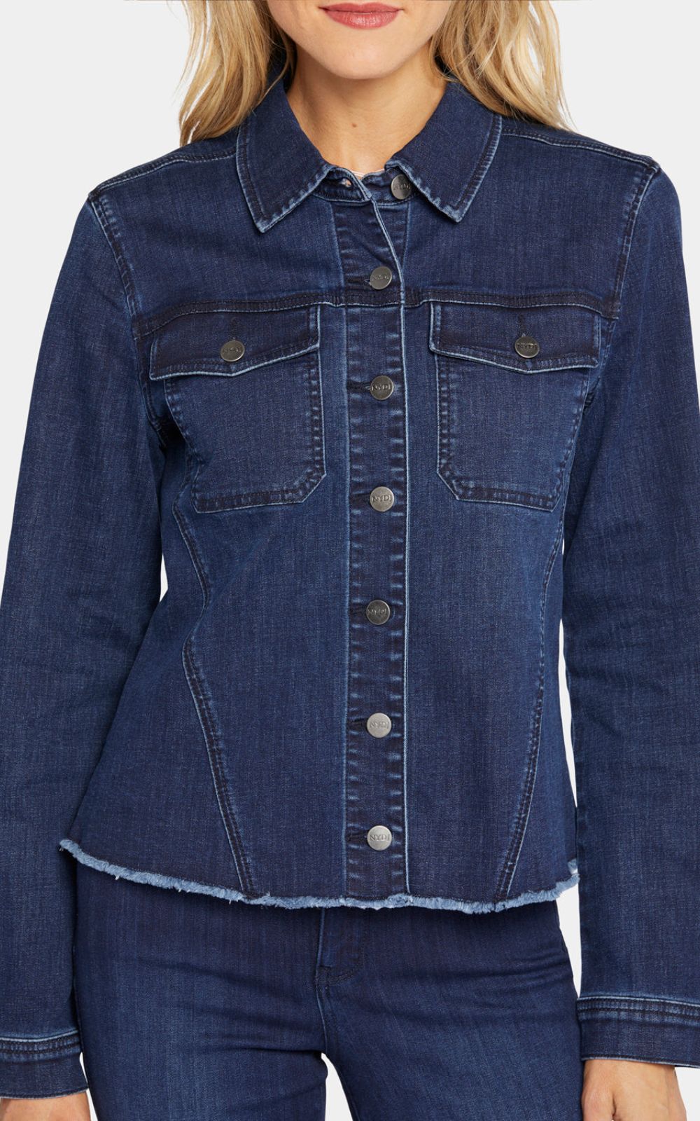 Womens Frayed Hem Denim Jacket – Zebrano | Designer Clothing NZ