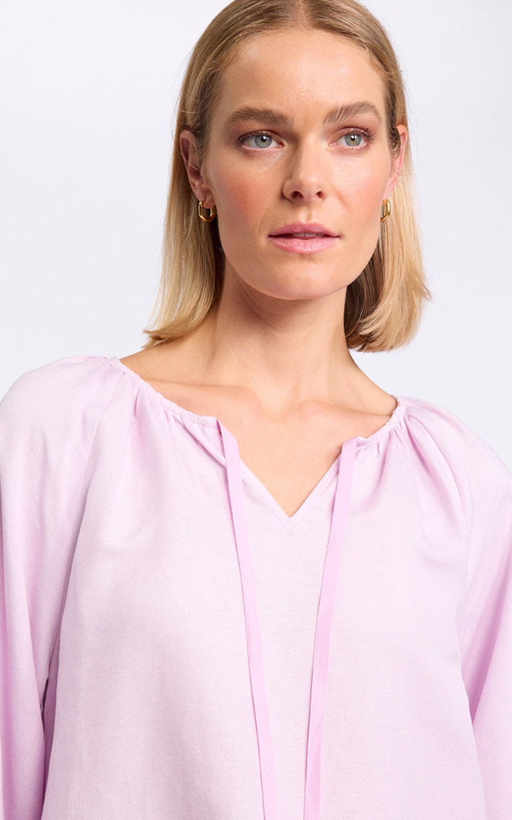 Raglan Sleeve Peasant Top – Zebrano | Designer Clothing NZ