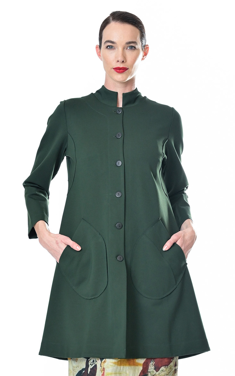 Ponti Merchant Coat – Zebrano | Designer Clothing NZ