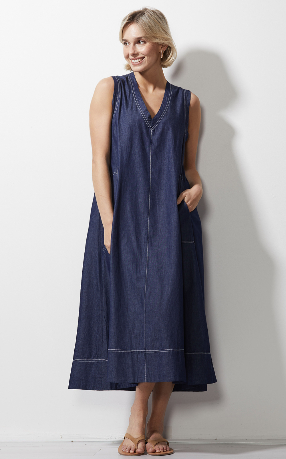 Denim Dress – Zebrano | Designer Clothing NZ